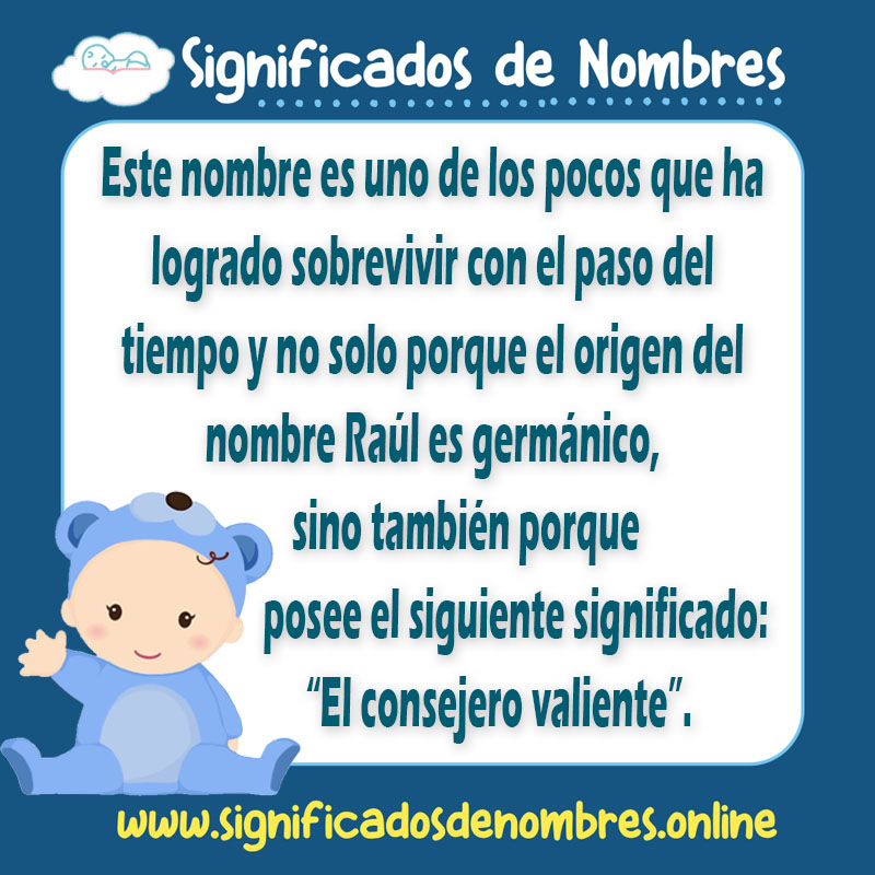 Significado de Raúl | Origen | Santoral | Apodos y más