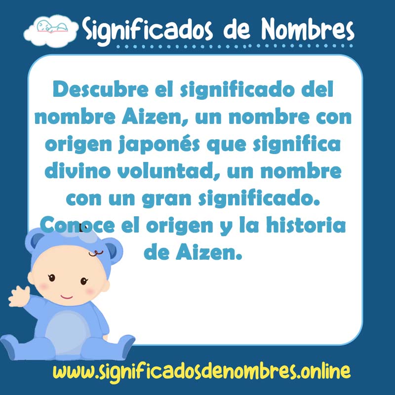 Significado de Aizen 【 APODOS, ORIGEN Y MÁS
