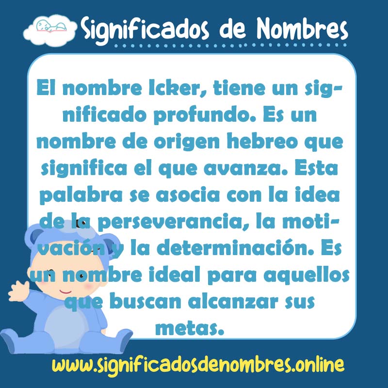 Significado de Icker 【 APODOS, ORIGEN Y MÁS