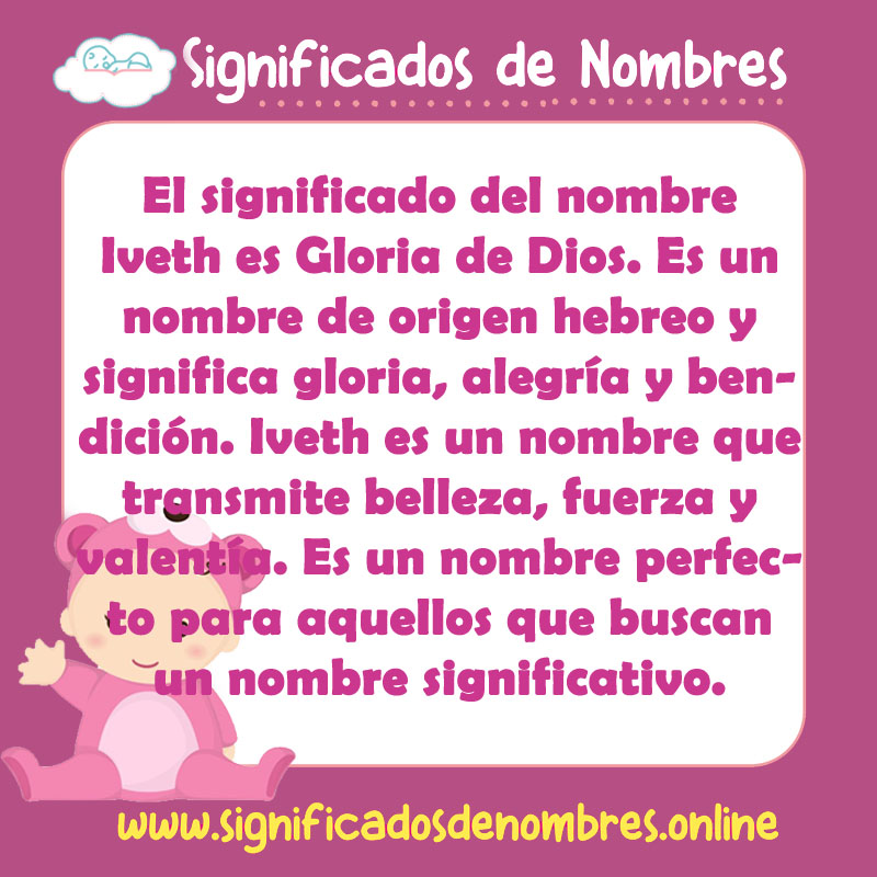 Significado de Iveth 【 APODOS, ORIGEN Y MÁS