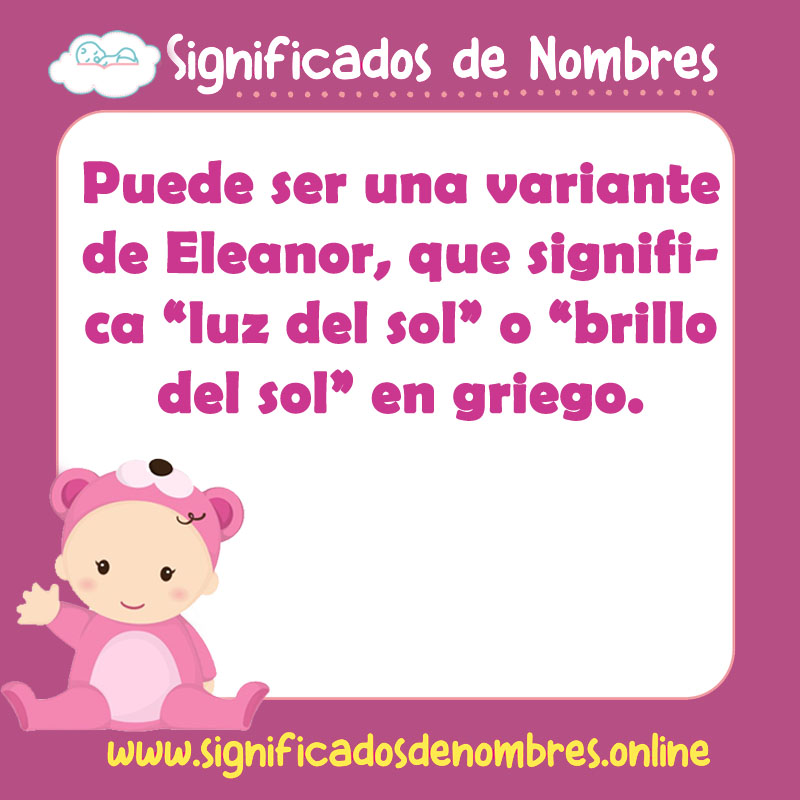 Significado de Nelly 【 APODOS, ORIGEN Y MÁS