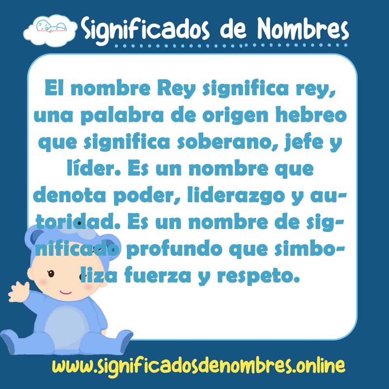 Significado de Rey 【 APODOS, ORIGEN Y MÁS