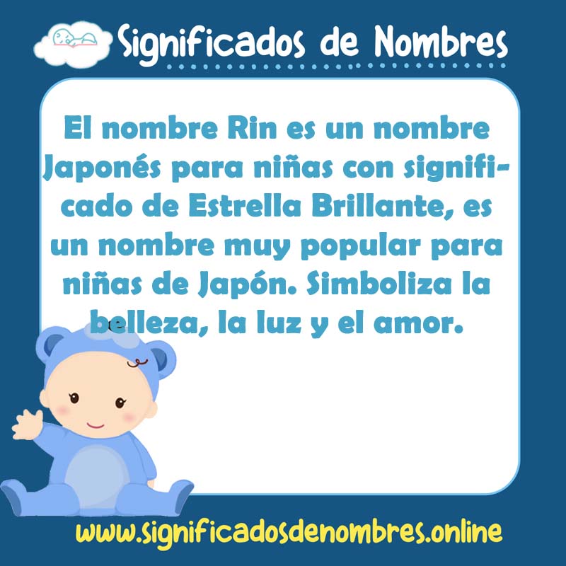 Significado de Rin 【 APODOS, ORIGEN Y MÁS