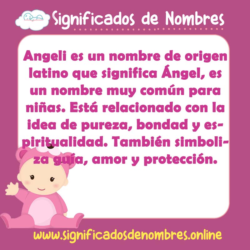 Significado de Angeli 【 APODOS, ORIGEN Y MÁS