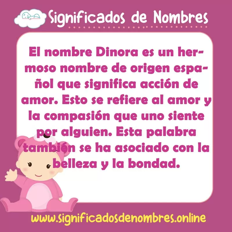 Significado de Dinora 【 APODOS, ORIGEN Y MÁS