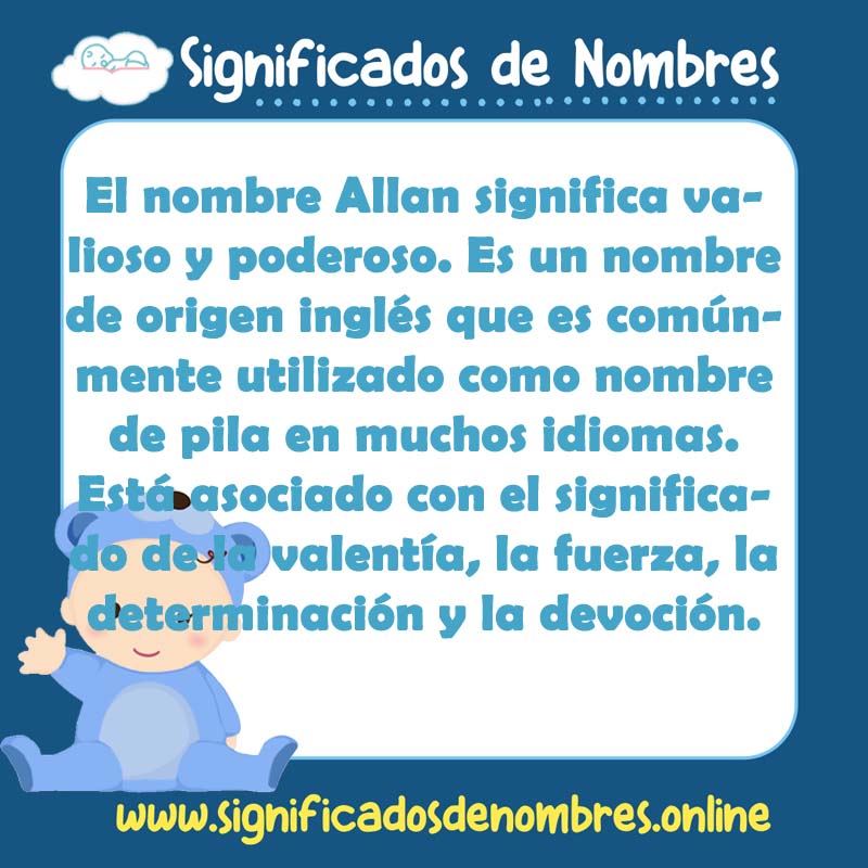 Significado de Allan 【 APODOS, ORIGEN Y MÁS