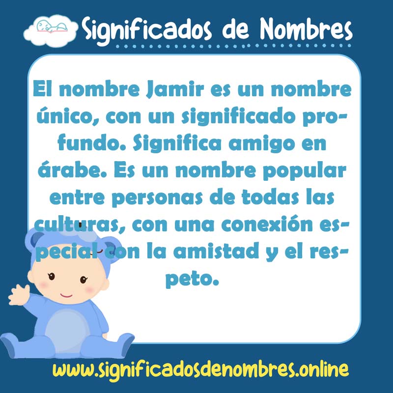 Significado de Jamir 【 APODOS, ORIGEN Y MÁS