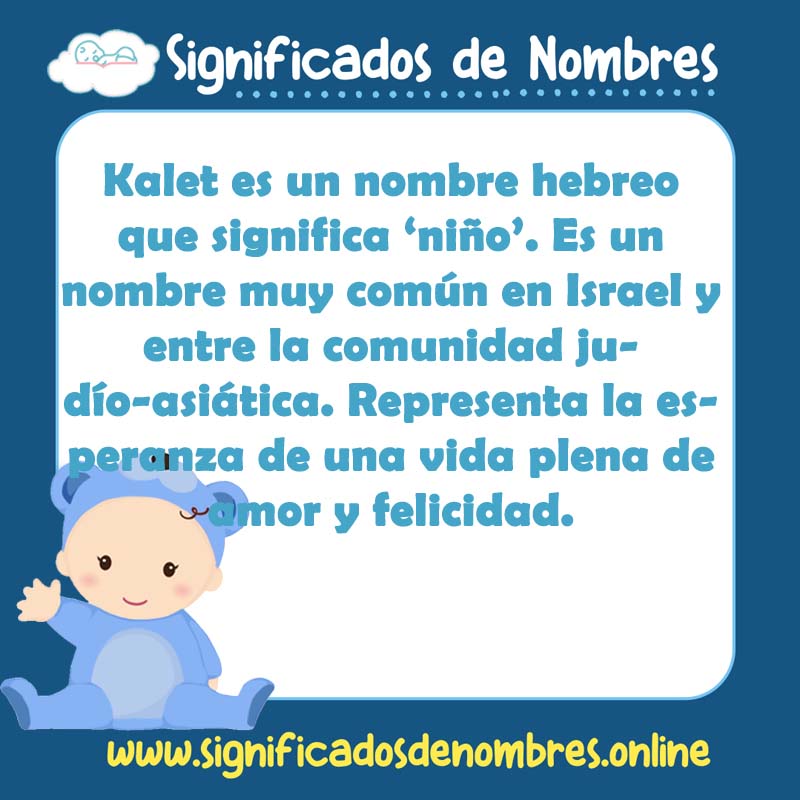Significado de Kalet 【 APODOS, ORIGEN Y MÁS