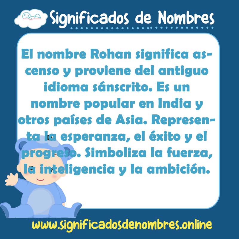 Significado de Rohan 【 APODOS, ORIGEN Y MÁS